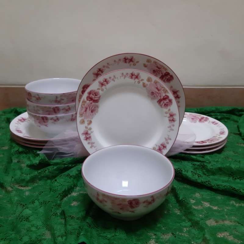 Promo Dinner set keramik /piring set bagus Diskon 10% di Seller Odettee ...