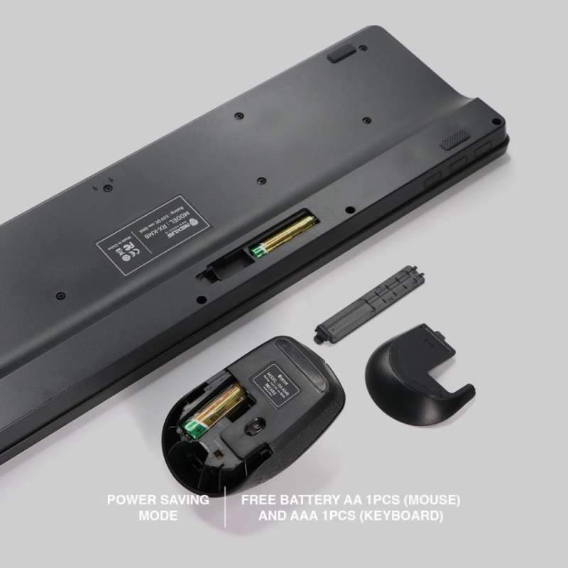 Jual Rexus Keyboard Mouse Wireless Km8 Combo Original - Putih Di Seller ...