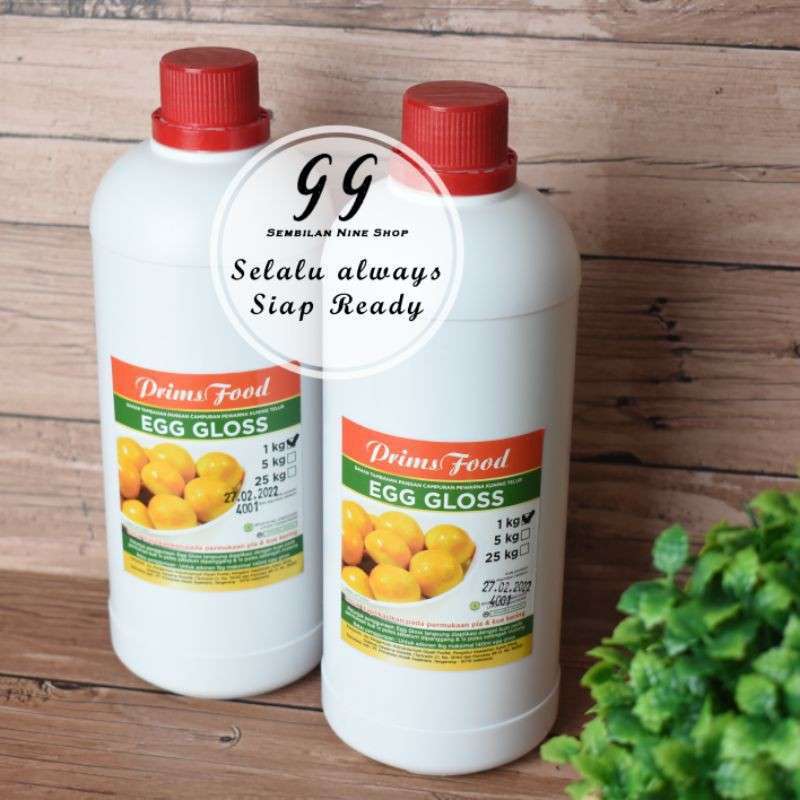 Jual Prims Food Egg Gloss 1 Kg Pengganti Kuning Telur Pengkilap Kue ...