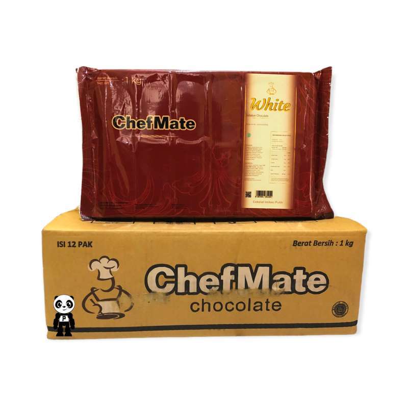 Promo Chefmate White Chocolate 1 Karton isi 12 Pak X 1Kg Coklat Putih ...
