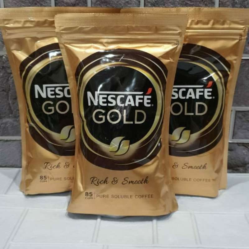 Jual NESCAFE GOLD RICH AROMA AND SMOOTH TASTE REFILL 170 gr Halal di ...