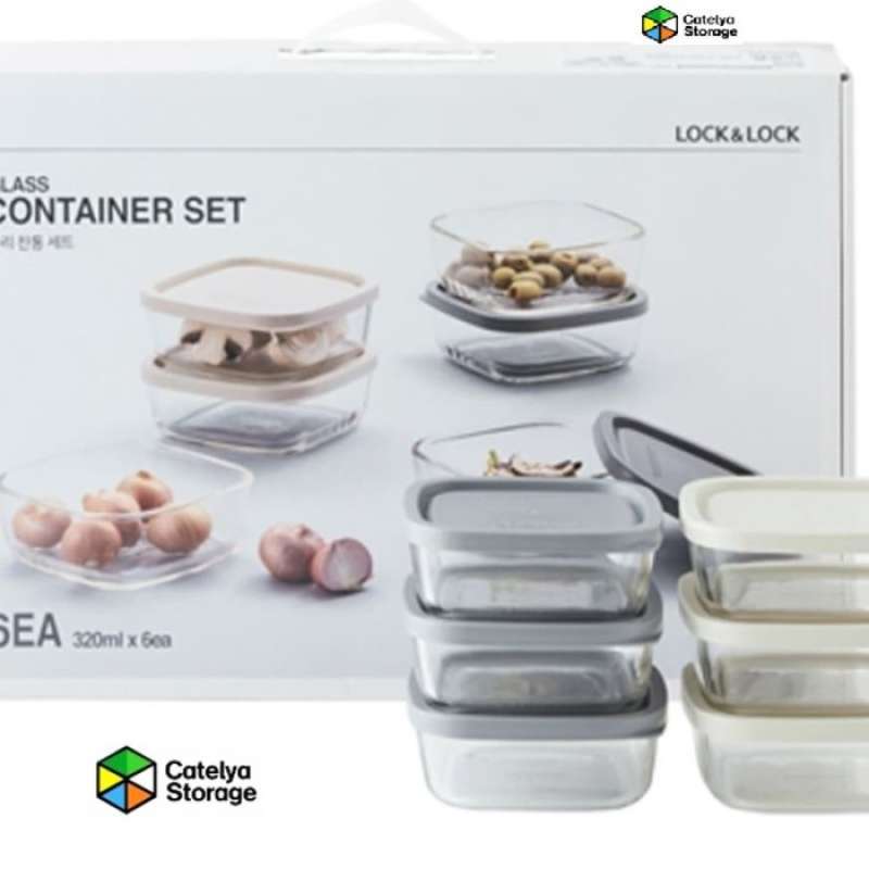 Promo Hampers Lock N Lock /Gift Set Oven Glass Container Diskon 15% di ...