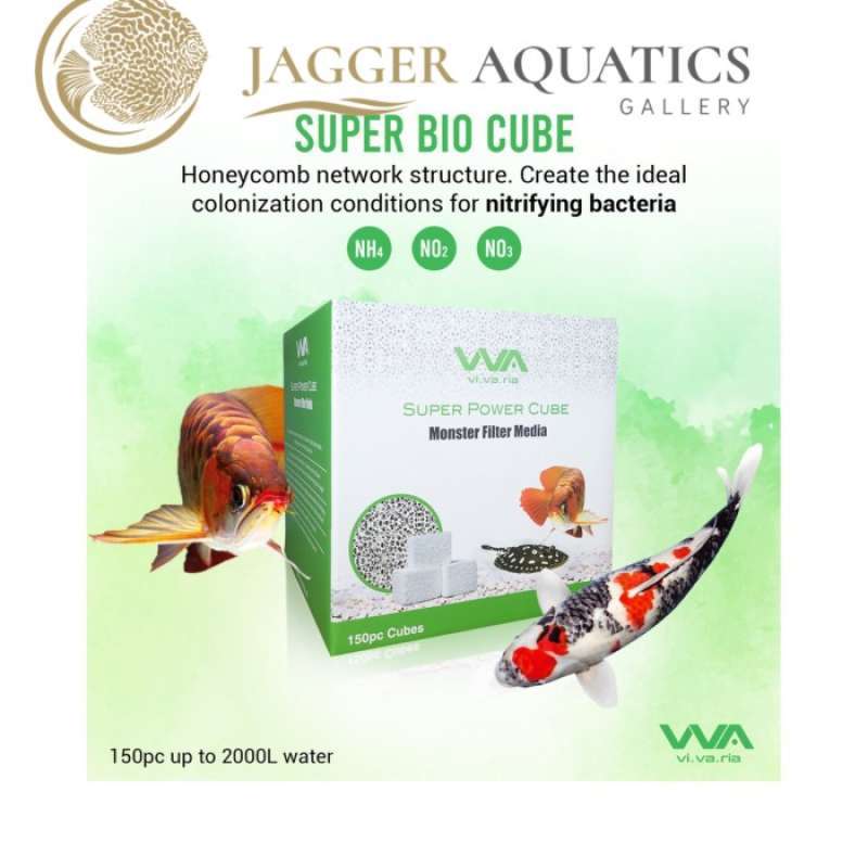 Promo Vivaria Super Power Cube - Monster Filter Media (150 Pieces ...