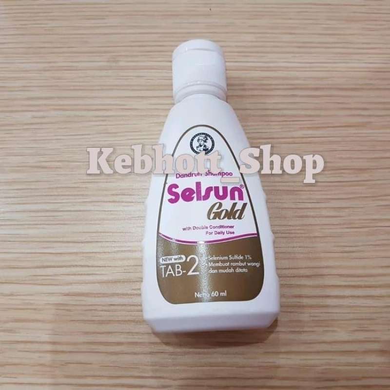 Jual Selsun Gold Dendruff Shampoo 60ml | Sel Sun Gold Sampo 60 ml di ...