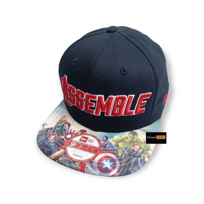 Jual TOPI NEW ERA ORIGINAL SNAPBACK 9FIFTY ASSEMBLE AVENGERS ORIGINAL ...