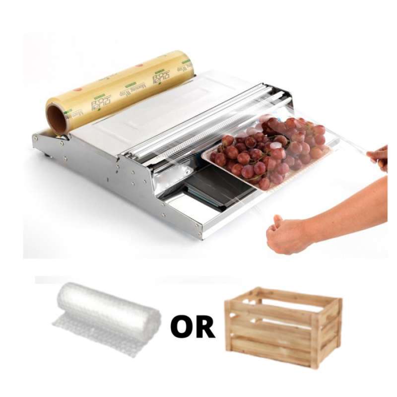 Jual Mesin Hand Wrapping Pengemas Hw-450 Pembungkus Makanan Plastik ...