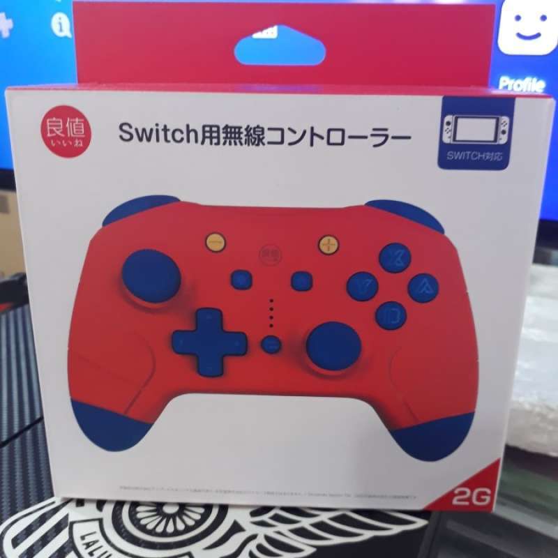 Jual NINTENDO SWITCH PRO CONTROLLER 2G SUPER MARIO ODYSSEY COLORS(NFC ...