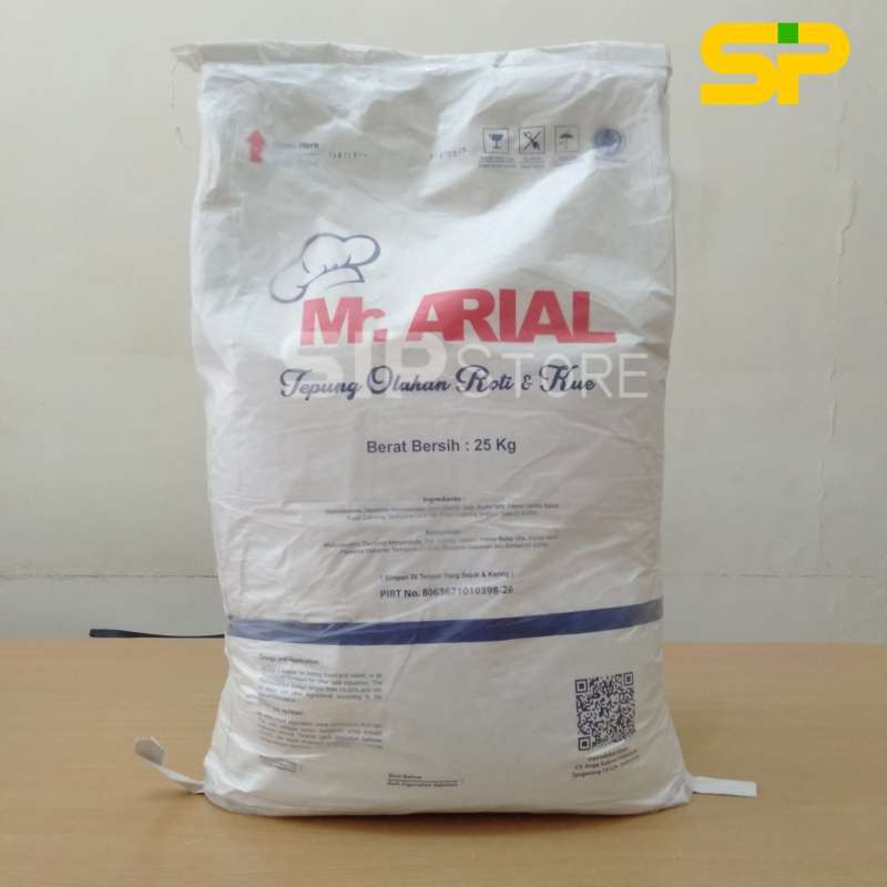 Jual MR. ARIAL Tepung Olahan Roti & Kue / Susu Bubuk / Tepung Premix ...