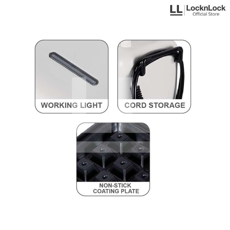 Jual Locknlock Waffle & Sandwich Maker - Ejb412 Di Seller Locknlock ...