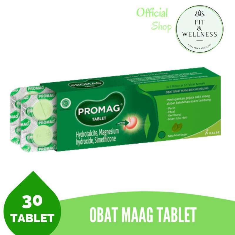 Jual PROMAG 3 STRIP 36 TABLET/ OBAT MAAG di Seller Fit& wellness ...