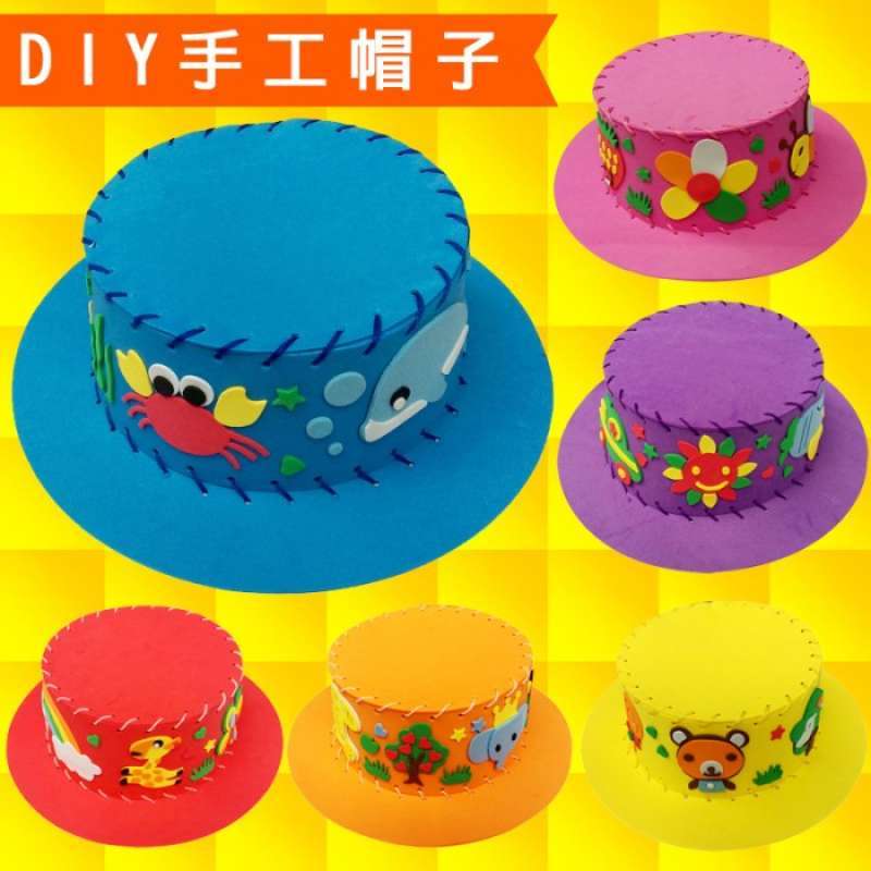 Jual Diy Topi Eva Anak / Mainan Edukasi Handmade Diy Membuat Topi Anak ...
