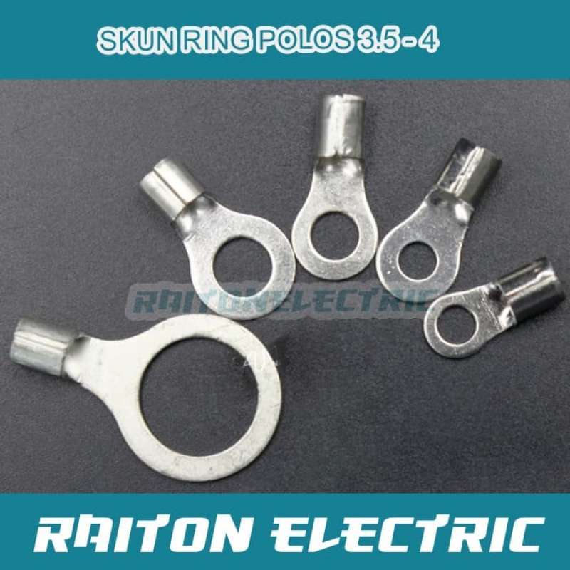 Promo Kabel Skun Ring Polos / Cable Shoes / Skun Kabel 3.5 - 4 Diskon ...
