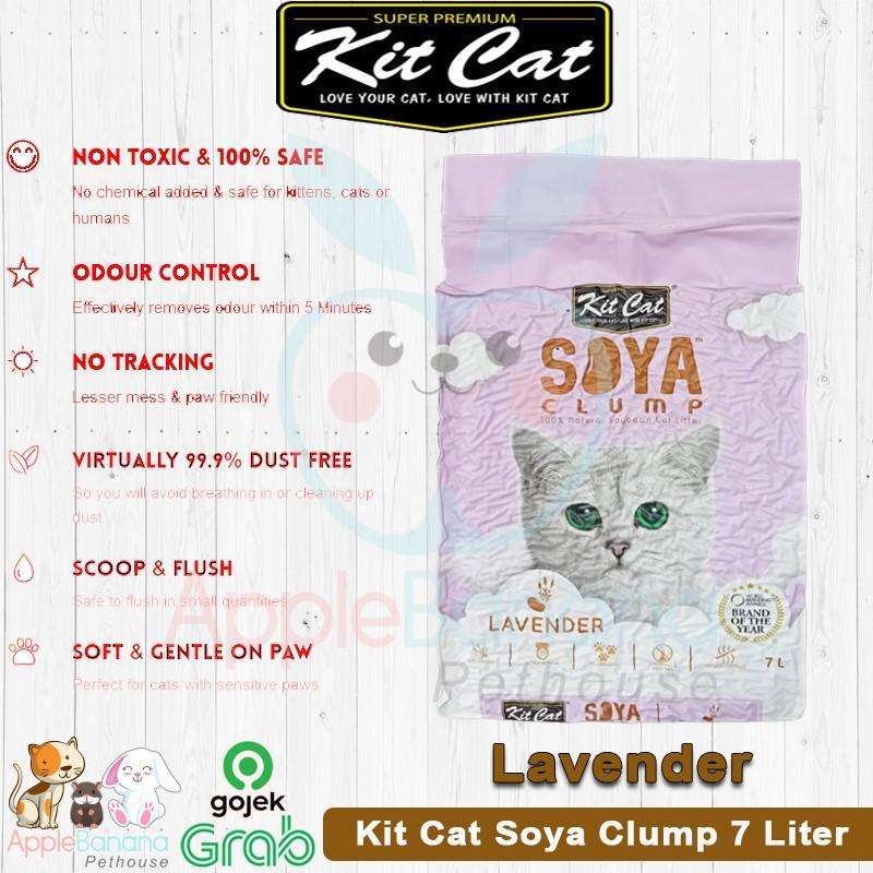 Jual Kit cat Soya 7 Liter pasir kucing Kitcat Tofu/soya 7L cat litter ...