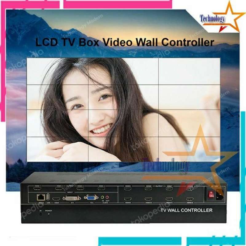 Jual 1080P Video Wall Controller 4x3 For 12 Ch TV with RS232 Support ... Jual 1080P Video Wall Controller 4x3 For 12 Ch TV with RS232 Support ...
