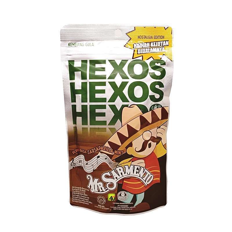 Promo HEXOS Mr Sarmento - Mint Sarsaparilla Candy - POUCH Isi 20 butir ...