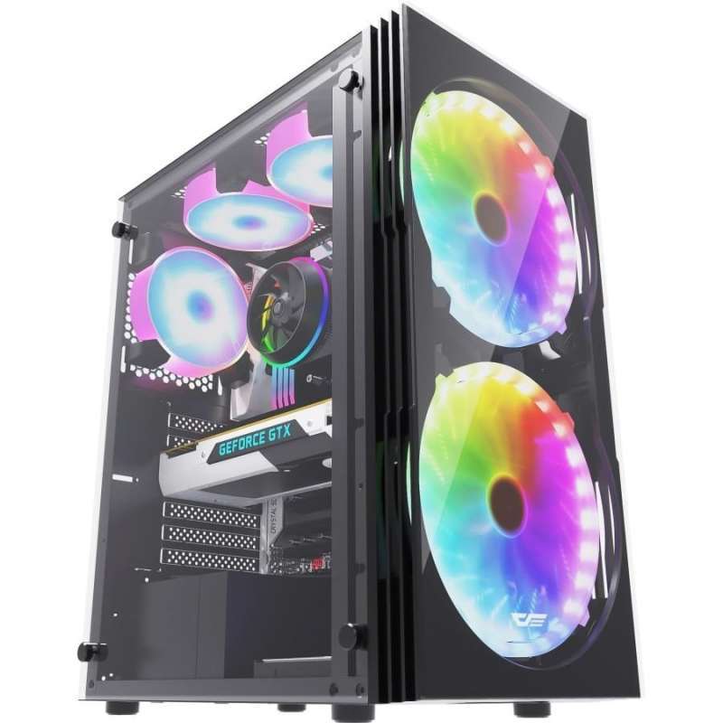 Jual DarkFlash BF1 Free 2 Fan 20CM RGB ATX Gaming Case di Seller ...