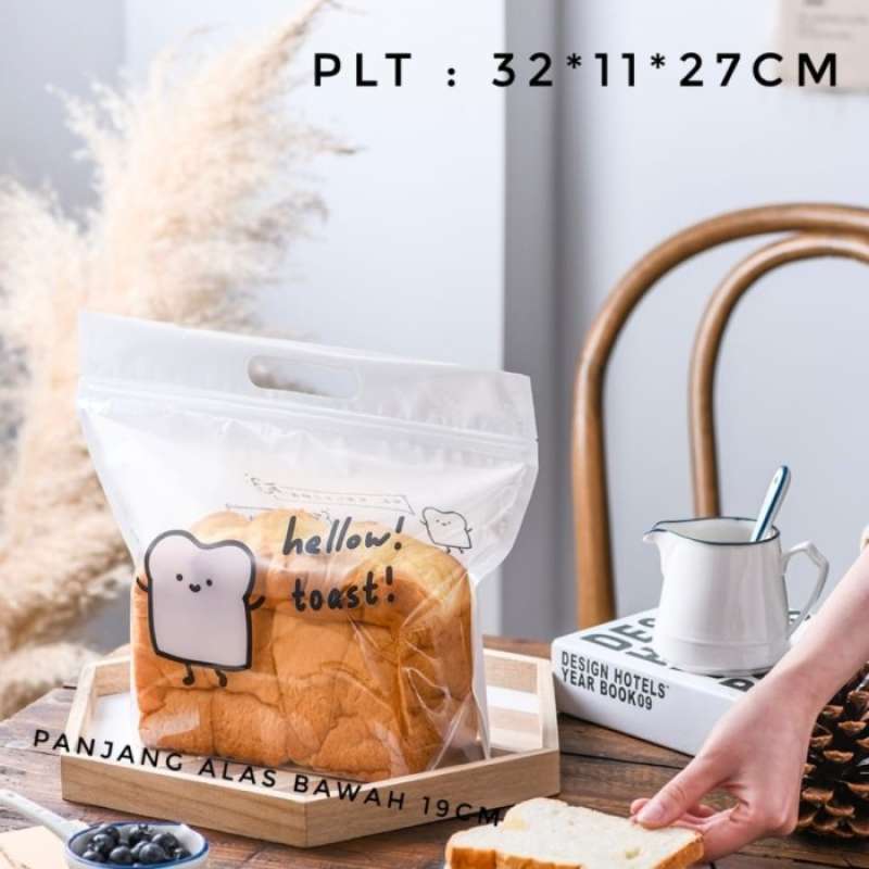 Jual Plastik Roti Klip/ Plastik Roti Tawar/ Kemasan Roti/ Plastik Klip ...