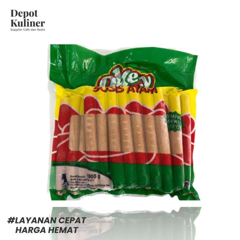 Promo Okey Sosis Ayam Isi 1kg Sosis Oke Diskon 10% Di Seller Depot ...