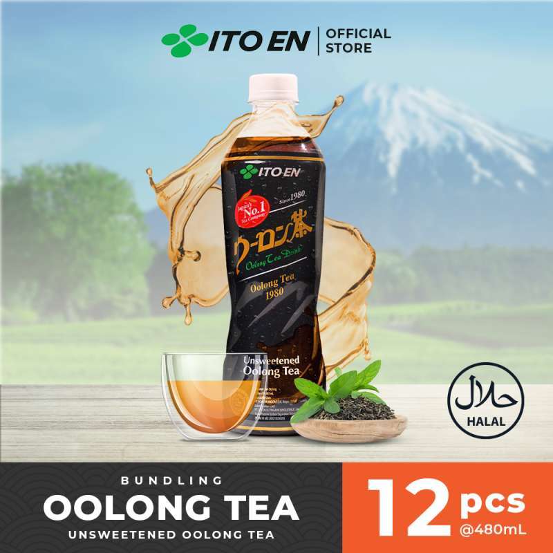 Promo ITO EN Unsweetened Oolong Tea 480 ml @12 pcs - Teh Oolong Bebas Gula Diskon 23% di Seller ...