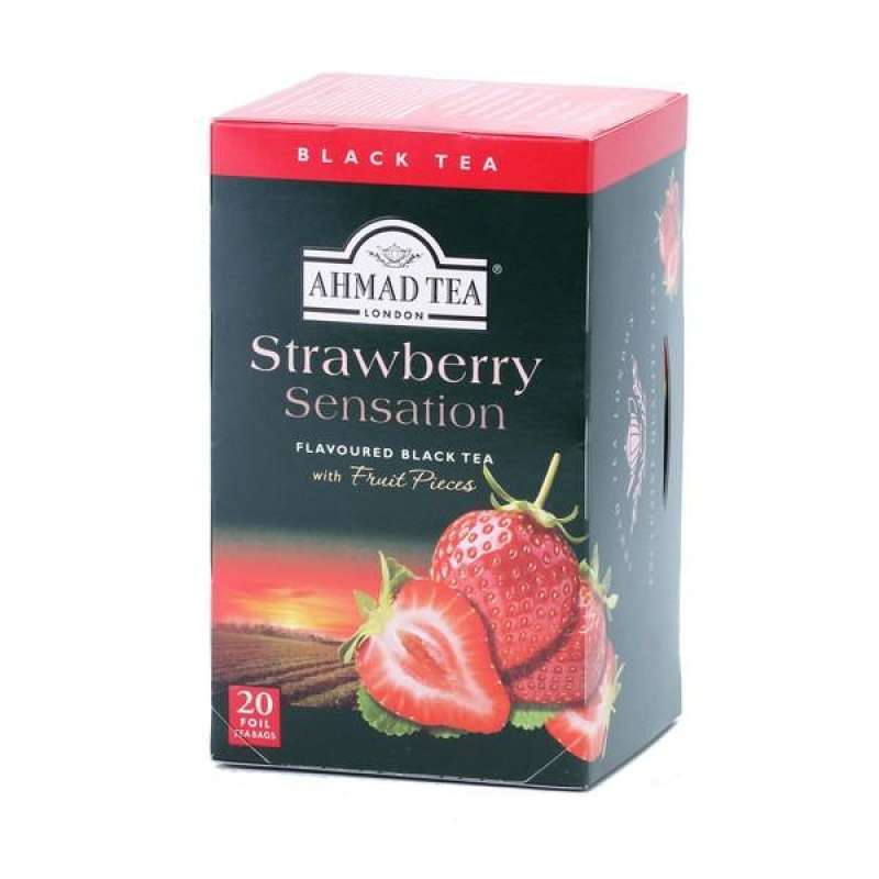 Jual Ahmad Tea London Teh Hitam Rasa Stroberi 20 x 2 g di Seller ...