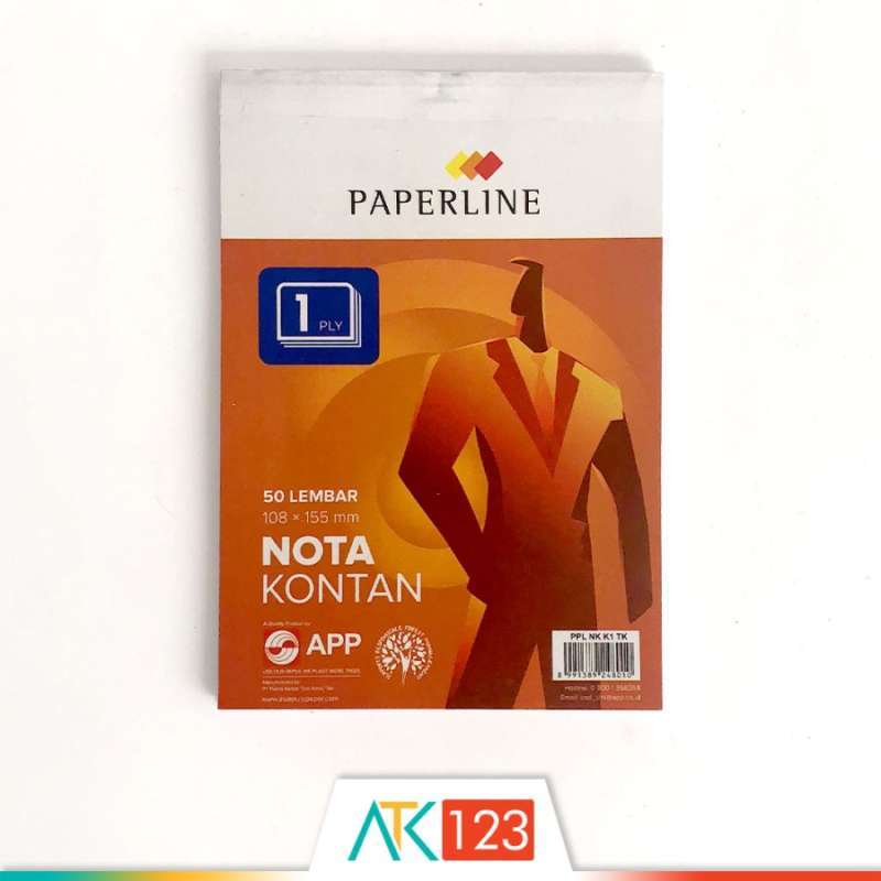 Jual Nota Kontan Kecil Paperline K1 1 Ply - 10 Pcs Di Seller Wahana ...
