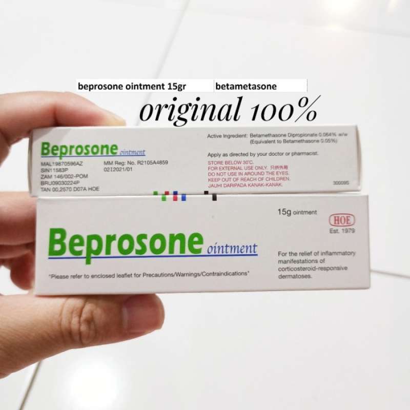Jual Beprosone Ointment 15Gr Salep Eksim Dermatitis Berat Gatal Alergi ...