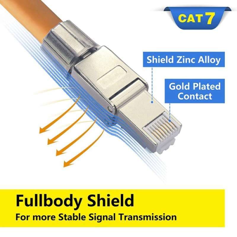Jual Plug Konektor Terminasi Ethernet Rj45 Cat7 Dapat Digunakan Kembali ...