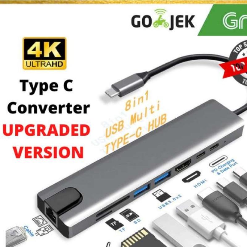 Jual Multifunction 8in1 Hub Converter Dock USB Type C Macbook Ipad ...