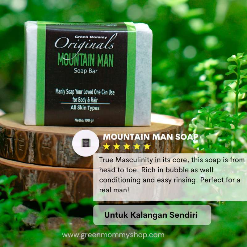 Jual Mountain Man Soap 90gr Sabun Mandi Pria - Sampoo Shampoo 3 in 1 ...