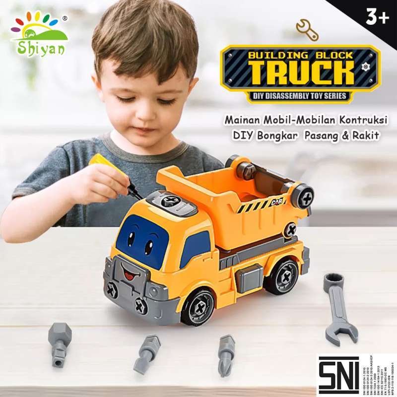 Jual [shiyan] Mainan Diecast Mobil Konstruksi Bangunan Alat Berat - Truck Semen Di Seller Shiyan ...