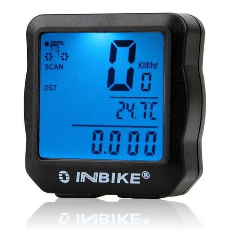 Jual Inbike Speedometer Sepeda 14 Function LCD Display Bicycle di ...