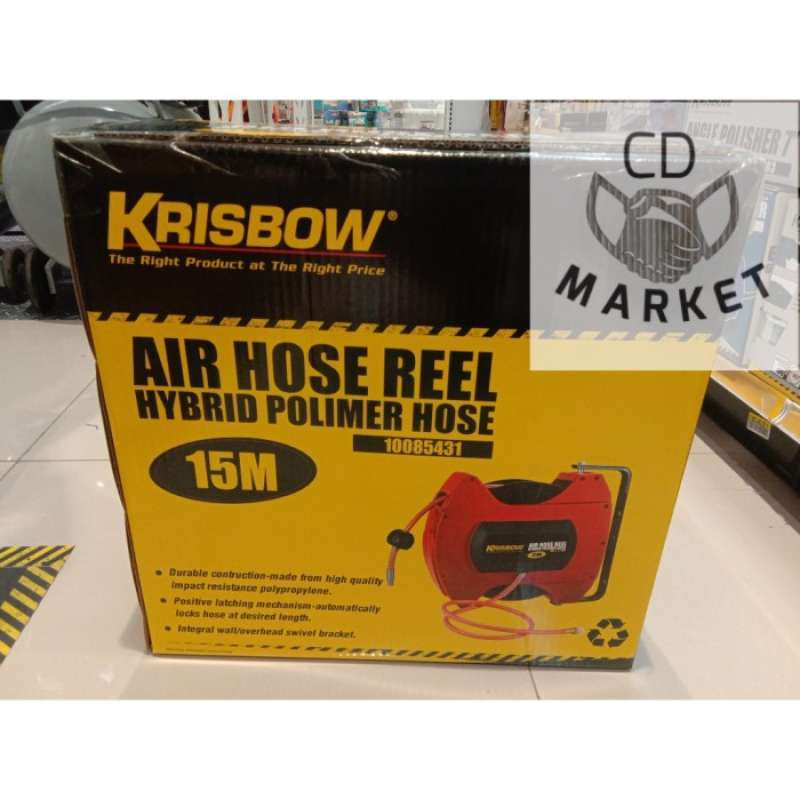 Jual RECOMMENDED AUTOMATIC AIR HOSE REEL 15M KRISBOW ORIGINAL di Seller Anything Solution ...