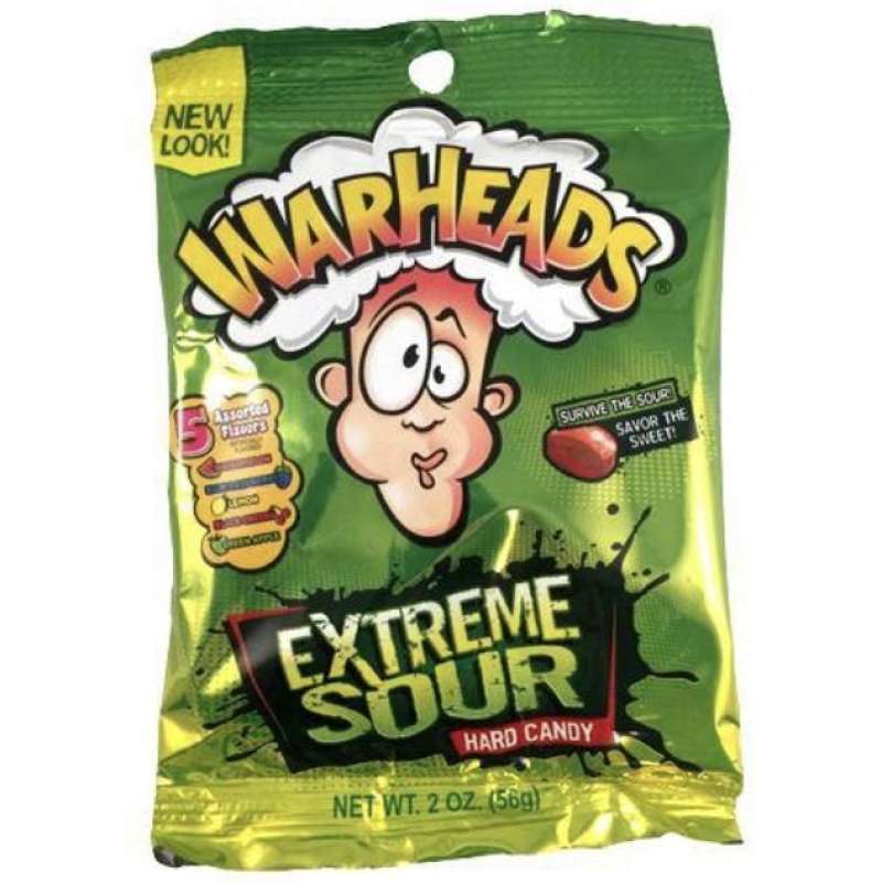 Jual WarHeads Extreme Sour Hard Candy 56gr di Seller Siufen_Shop - Sei ...