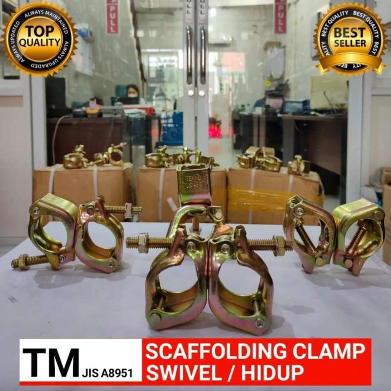 Jual Scaffolding Clamp 1.5 Swivel/Hidup-Clamp Steger-klem Pipa Perancah di Seller Global Teknik ...