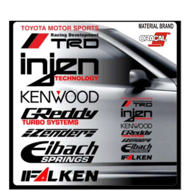 Promo Cutting Stiker Setiker Mobil Body Samping Variasi Sponsor Diskon ...