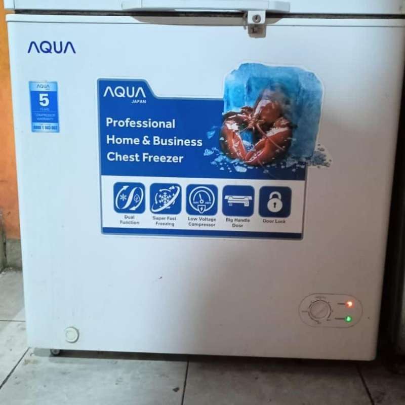 Jual Freezer Box Aqua 150l Garansi Resmi Di Seller Rey Elektronik 1 ...