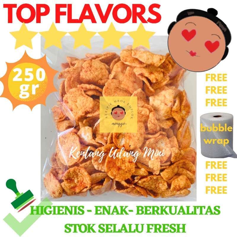 Jual Keripik Kerupuk Kentang Udang Mini Manis Khas Sidoarjo Di Seller ...