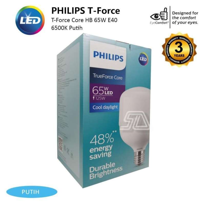 Jual PHILIPS Tforce 65W LED Bulb Bohlam 65 Watt E40 Tforce Core 65Watt ...