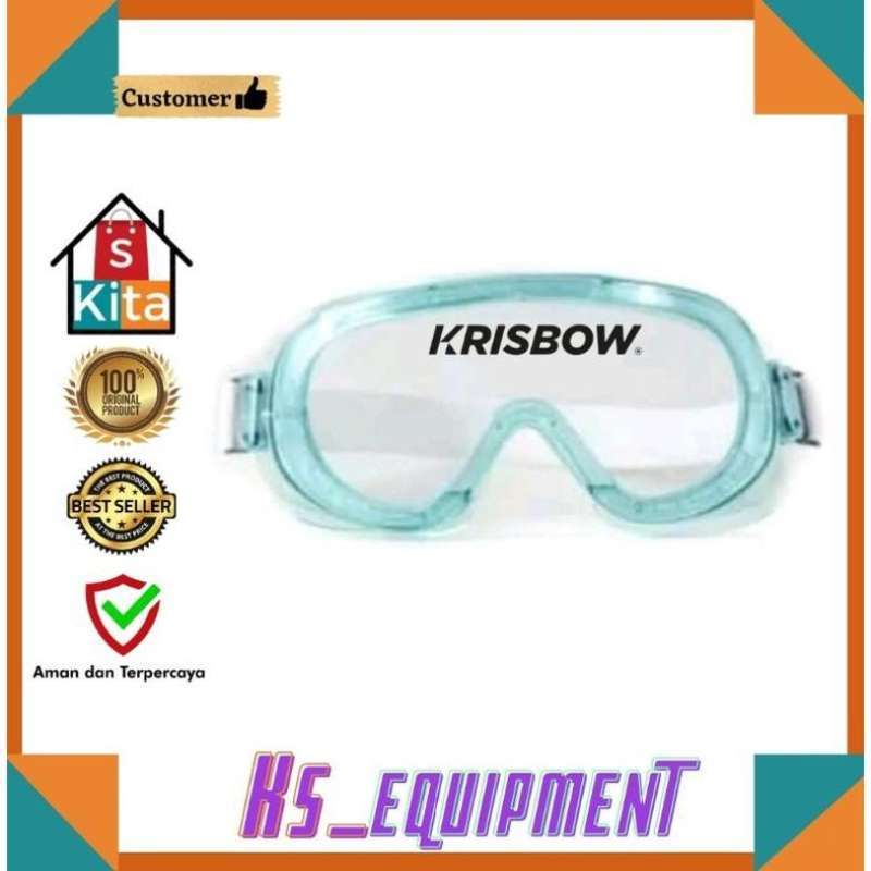 Jual Krisbow kaca mata pengaman lab medical googles kacamata safety di ...