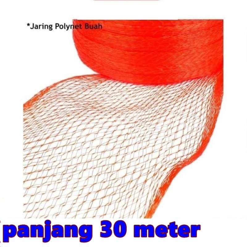 Jual Jaring Buah Pembungkus Sayur Parcel Polynet panjang 30 meter di ...
