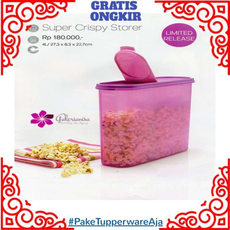 Jual Toples Sereal Tupperware - Toples Snack Super Crispy Storer di Seller Dapoer Mita ...