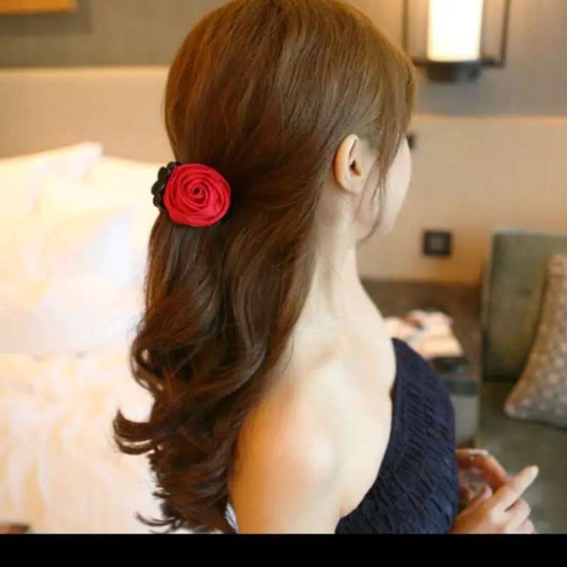 Jual Jepit Rambut Bentuk Cakar Bunga Mawar Bahan Plastik Di Seller ...