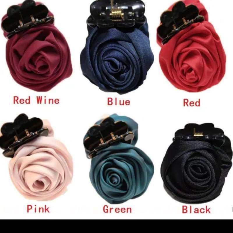 Jual Jepit Rambut Bentuk Cakar Bunga Mawar Bahan Plastik Di Seller ...