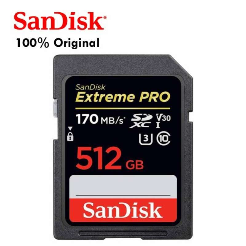 Jual Sandisk Extreme Pro Sdxc Card 512Gb 95Mb/S - Sdcard Extreme Pro ...