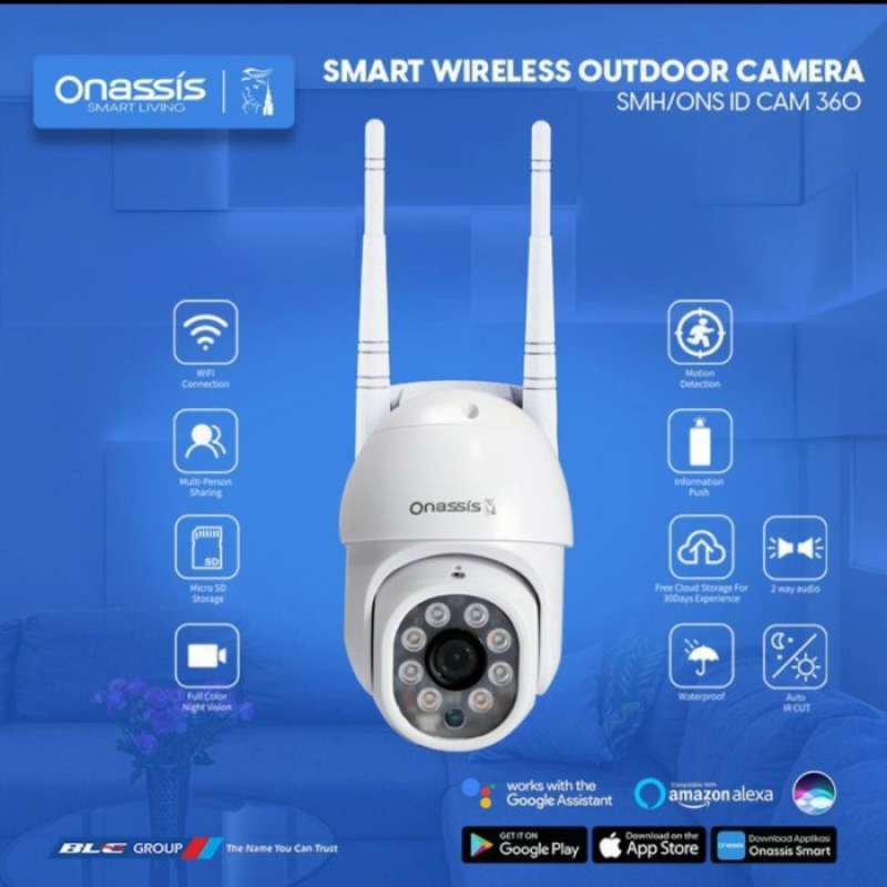 Promo Onassis Smart Outdoor Camera 360 / Cctv Onassis Outdoor / Kamera ...