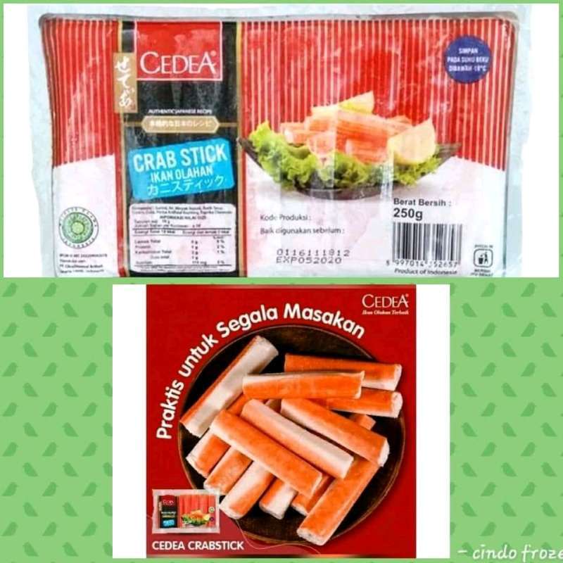 Promo Crab stick cedea 250 gram Diskon 15% di Seller Andhira frozen ...
