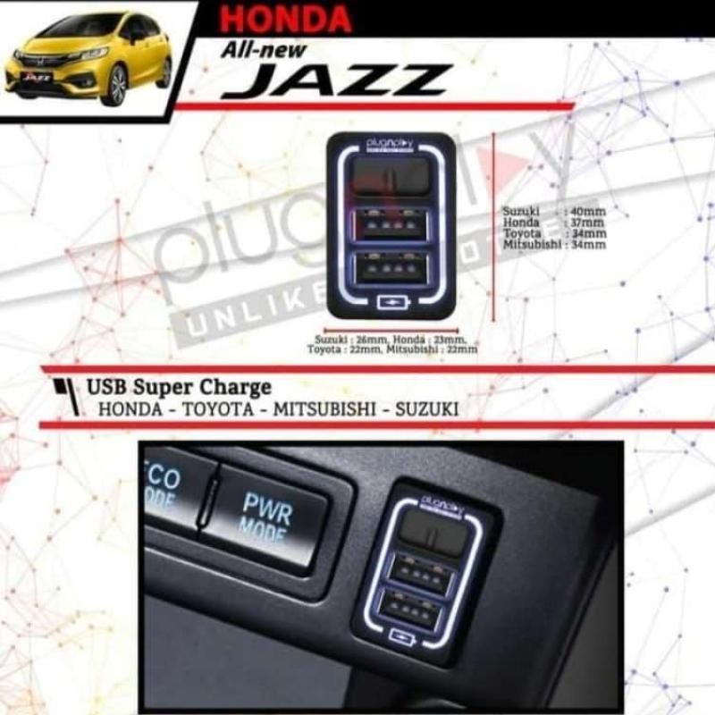 Jual USB fast charging mobil honda socket plug & play di Seller HRV ...