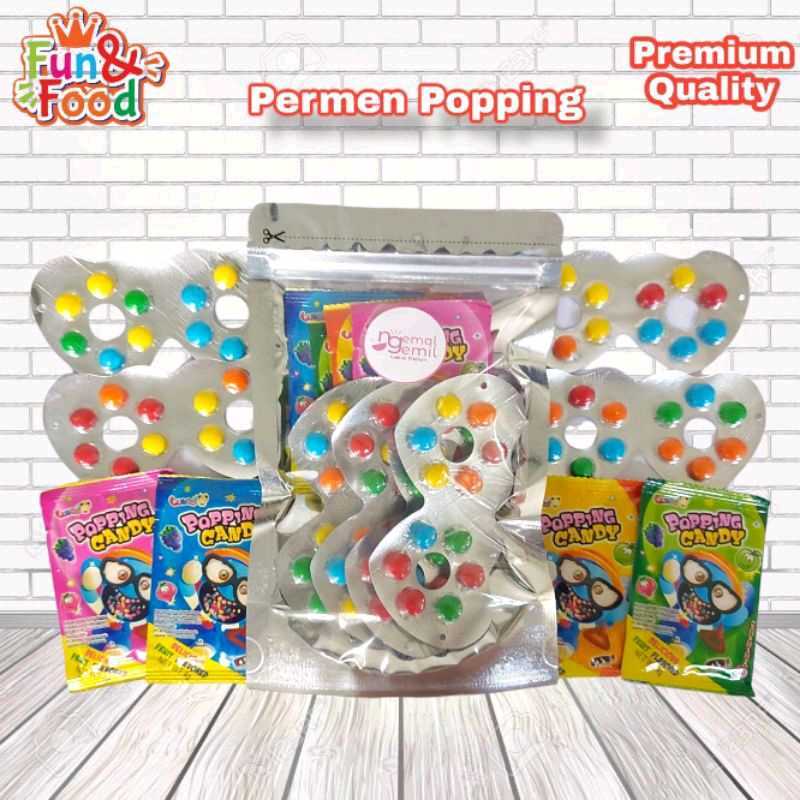 Promo Permen Popping Candy Mix Coklat Kacamata Permen Tiktak Coklat ...