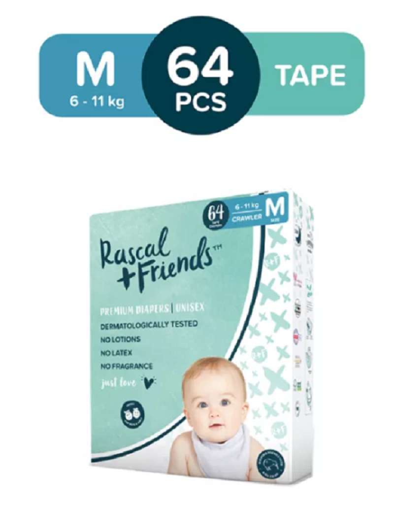 Jual Rascal + Friends Pampers Diapers Baby Popok Bayi Tape Perekat ...