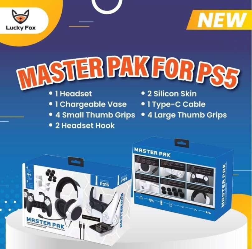 Jual LUCKY FOX Master Pak for PS5 di Seller Rajagame Shop Official Store - Gamespot | Blibli